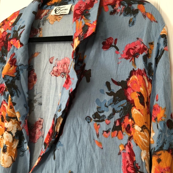 Carole Christian | Tops | Carole Christian Floral Kimono | Poshmark